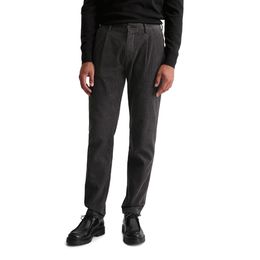 Marc O'Polo MARC O'POLO Herren Cordhose "Osby Pleats"broken graphite, Gr. 36, Cord, Obermaterial: 100% Baumwolle, Hosen, tapered fit, aus reiner Bio-Baumwolle
