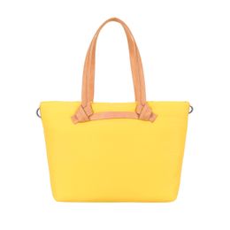 Damen Henkeltasche "Cloud Shopper", Fritzi aus Preussen, gelb, Nylon, unifarben, Taschen, mit gepuffter, ultraleichter Qualit&auml;t
