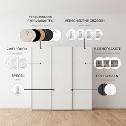 Kleiderschrank OTTO HOME, B:271cm H:229cm T:62cm, schwarz, Holzwerkstoff, Kinderzimmer, Schr&auml;nke, "Mehrzweckschrank Aktenschrank M&ouml;bel Mietswohnung