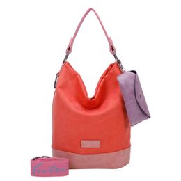 Damen Schultertasche "Izzy07-Olga", Fritzi aus Preussen, rot, 55% Baumwolle, 45% Polyester, unifarben, Taschen, mit Magnetverschluss