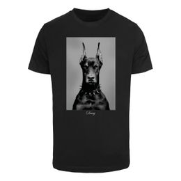 MisterTee Herren T-Shirt "MisterTee Herren Dawg Tee", schwarz, Gr. XL, bedruckt, 100% Baumwolle, Shirts