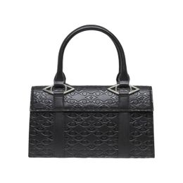 PEQUS Damen Umh&auml;ngetasche "PEQUS PEQUS Ast&eacute;ria Handbag", schwarz, 100% Kunststoff, unifarben, Taschen