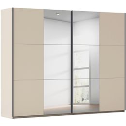 Schwebet&uuml;renschrank Rauch, B:261cm H:210cm T:59cm, beige, Holzwerkstoff, Schr&auml;nke, "Kleiderschrank Dreht&uuml;renschrank Schrank Garderobe KRONACH",
