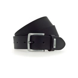 Mustang Herren Lederg&uuml;rtel ""Wayne"", schwarz, Gr. 95, unifarben, Rindsleder, G&uuml;rtel, mit benieteter Schlaufe, unifarben, im Casual-Design