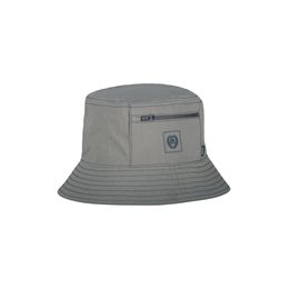 Lerros Herren Fischerhut "Bucket Hat mit Rei&szlig;verschlusstasche", grau, 100% Baumwolle, H&uuml;te