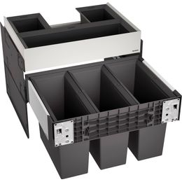 M&uuml;lltrennsystem Blanco, B:40cm H:47cm T:57cm, schwarz, Kunststoff, K&uuml;che, M&uuml;lleimer, "Select II 60/3 Orga", Kunststoff, Stahlblech, 60 0mm Untermass