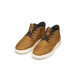 Geox Herren Sneaker "U FLEXTRIDE PLUS", Gr. 45, braun, Leder, Textil, Schuhe, Schlupfboots, Herbstboots mit dezenten Ziern&auml;hten
