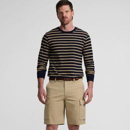 LANDS' END Classic Fit Stretch-Cargoshorts mit Komfortbund f&uuml;r Herren, 26 cm, Herren, size: regular, Braun, Elasthan/Baumwoll-Mischung, by Lands' End