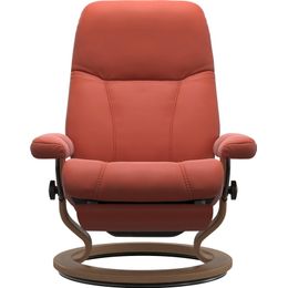 Relaxsessel stressless, B:85cm H:100cm T:77cm, rot, Leder BATICK: BATICK ist ein leicht korrigiertes, durchgef&auml;rbtes und genarbtes M&ouml;belleder, bei