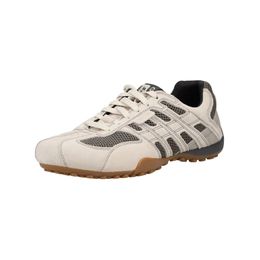 Geox Herren Sneaker "Geox Sneaker Leder/Mesh", Gr. 46sand, Leder, Textil, Schuhe