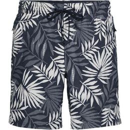 LANDS' END Badeshorts mit Hydroliner f&uuml;r Herren, 18 cm, Herren, size: regular, Blau, by Lands' End