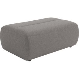 Sit & More Polsterhocker SIT & MORE, B:113cm H:44cm T:75cm, grau, 100% Polyester, Hocker, "Scrabble", Modernes Design in verschiedenen Stoffarten