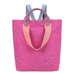 Damen Sportrucksack "Ju Leo", Fritzi aus Preussen, pink, Nylon, Rucks&auml;cke, mit tollem Leo-Print