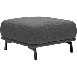 Sch&ouml;ner Wohnen Kollektion Polsterhocker, B:73cm H:43cm T:73cm, grau, SCH&Ouml;NER WOHNEN-KOLLEKTION, 24% Polyester, 76% Polyacryl, Hocker, "Tossa, smarte Erg&auml;nzung f&uuml;r dein