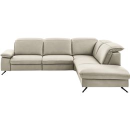 Ecksofa DIE PLANBAR, B:297cm T:245cm, beige, Wohnzimmer, Sofas, "PN-EM20091, L-Form, Breite 297 cm", inkl. Kopfteilverstellung, optional elektr.