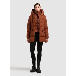 Khujo Damen Steppjacke "BRIC", braun, Gr. S, unifarben, 100% Polyester, Jacken