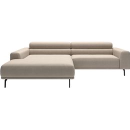 Sch&ouml;ner Wohnen Kollektion Ecksofa, B:258cm H:71cm T:217cm, beige, SCH&Ouml;NER WOHNEN-KOLLEKTION, 100% Polyester, Wohnzimmer, Sofas, "Tossa, Modernes Design trifft smarte