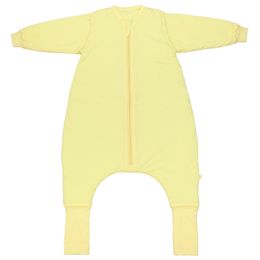 SCHLUMMERSACK Babyschlafsack "Schlafsack mit F&uuml;&szlig;en 1.0 Tog", L: 110cm, gelb, Schlafs&auml;cke