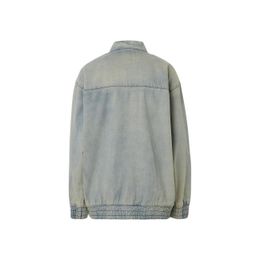 Urban Classics Damen Jeansjacke "Urban Classics Ladies Oversized Skater Jacket"new light blau dirty washed, Gr. M, unifarben, 100% Baumwolle, Jacken