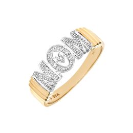 Diamant Leternel Ring Damen Gr&ouml;&szlig;e 55 gold