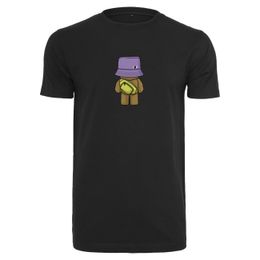 MisterTee Herren T-Shirt "MisterTee Herren Mister Tee Bear Tee", schwarz, Gr. S, unifarben, 100% Baumwolle, Shirts