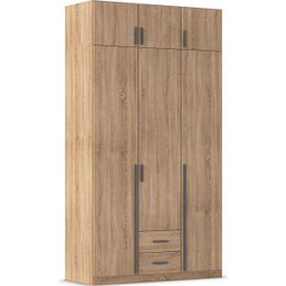 Kleiderschrank Rauch, B:136cm H:248cm T:54cm, braun, Holzwerkstoff, Kinderzimmer, Schr&auml;nke, "Schrank Garderobe W&auml;scheschrank GAMMA in 4 Breiten