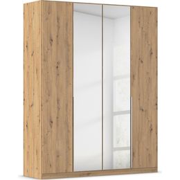 Dreht&uuml;renschrank OTTO HOME, B:181cm H:229cm T:54cm, braun, Holzwerkstoff, Schr&auml;nke, "Kleiderschrank Schrank Garderobe AGORDO mit Dekor- oder