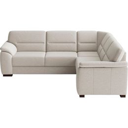 Sit & More Ecksofa SIT & MORE, B:255cm H:88cm T:225cm, beige, 100% Polyester, Wohnzimmer, Sofas, "Montego L-Form, B: 256 cm, gro&szlig;e Stoffauswahl, Komfort