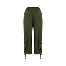 CLOUD 5IVE Damen Trainingshose "CLOUD 5IVE 3/4 Pants", gr&uuml;n, Gr. S, unifarben, 95% Polyester, 5% Elasthan, Hosen