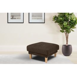 Polsterhocker OTTO HOME, B:82cm H:46cm T:72cm, braun, Luxus-Microfaser weich (92% Polyester, 8% Nylon);Filzoptik ( 100% Polyester);Luxus-Microfaser