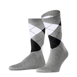 Burlington Damen Socken "Rib Court", Gr. 40, grau, Obermaterial: 77% Baumwolle CO. 21% Polyamid PA. 2% Elasthan EL., Socken