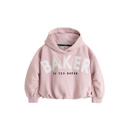 Baker By Ted Baker Sweatshirt M&auml;dchen Gr&ouml;&szlig;e 116 hellpink / schwarz / wei&szlig;