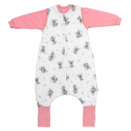 SCHLUMMERSACK Babyschlafsack "Schlafsack mit F&uuml;&szlig;en 3.5 Tog", L: 100cm, rosa, Schlafs&auml;cke