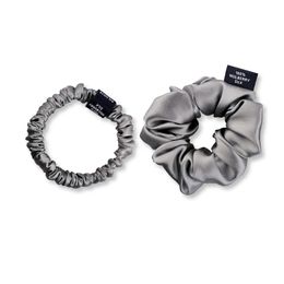 AILORIA Damen Diadem "Set Scrunchies S und M aus Seide DOUX", grau, Modet&uuml;cher