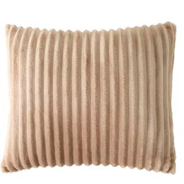 OTTO home Kissenh&uuml;lle &raquo;Milara&laquo; 280g/m&sup2;, kuschelweich, Cordoptik, pflegeleicht beige Polyester, Obermaterial: 100% Polyester B/L: 50cm x 50cm, 1 Stk., 