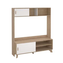 TV-Schrank Home Affaire, B:158,7cm H:180,9cm T:48,4cm, wei&szlig;, Holzwerkstoff, Wohnzimmer, Schr&auml;nke, "Ikast TV-M&ouml;bel, TV-Wand, Wohnwand, TV-Regal,