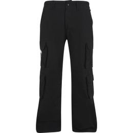 MisterTee Herren Cargohose "MisterTee Deaths Head Pure Winter Trouser", schwarz, Gr. XL, 100% Baumwolle, Hosen