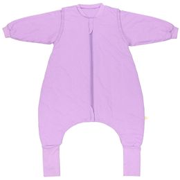 SCHLUMMERSACK Babyschlafsack "Schlafsack mit F&uuml;&szlig;en 2.5 Tog", L: 70cm, lila, Schlafs&auml;cke