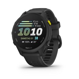 Garmin Kinder Smartwatch "Forerunner 70 mit Silikonarmband 20 mm", 1,2 &prime;&prime;, schwarz, Smartwatches, Smarte GPS-Laufuhr f&uuml;r deinen Laufeinstieg