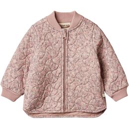 Wheat Baby Steppjacke "Thermo Jacket Loui", Gr. 86, rosa, Web, Obermaterial: 100% Polyester, bedruckt, gebl&uuml;mt, Jacken, wasserdicht