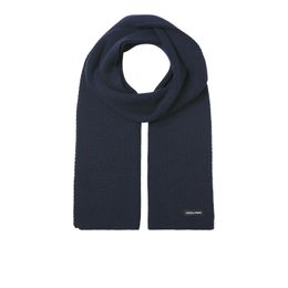 Jack & Jones JACK & JONES Herren Strickschal "JACDNA KNIT SCARF NOOS", blau, unifarben, Strick, Kunstfaser, Modet&uuml;cher, Kunstfaser, aus Strickmaterial
