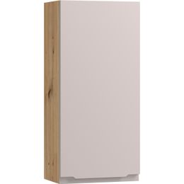 H&auml;ngeschrank Welltime, B:30cm H:64cm T:20cmkaschmir, MDF, Badezimmer, Schr&auml;nke, "CABO, ged&auml;mpfte Scharniere", Kaschmir, griffloses Design, reversibel