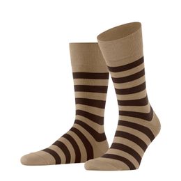 Falke Damen Socken "Sensitive Mappd Line", Gr. 43, beige, Obermaterial: 96% Baumwolle CO. 2% Elasthan EL. 2% Polyamid PA., glatt, Socken
