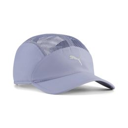 Puma Flex Cap "5-Panel-Cap mit Visor Erwachsene", lila, bedruckt, 100% Polyester, Caps
