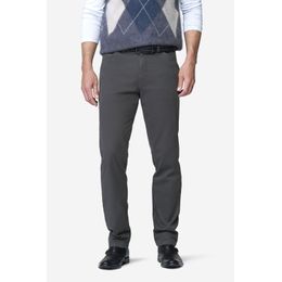 MEYER Herren Chinos "Chicago 2-5627", grau, Gr. 44, unifarben, 97% Baumwolle, 3% Elasthan, Hosen, im Canvas Look