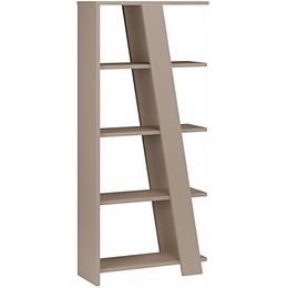 Standregal FORTE, H:161cm T:29,6cm, beige, Holzwerkstoff, Wohnzimmer, Regale, "Standregal, 4 Ablageb&ouml;den, H&ouml;he 161 cm", B/H/T 72/161/29,6 cm