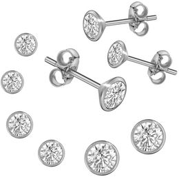 Aniston Jewelry & Watches Damen Aniston JEWELRY & WATCHES Ohrstecker-Set &raquo;Multipack Schmuck Geschenk Silber 925 Ohrringe&laquo; Made in Germany - mit 
