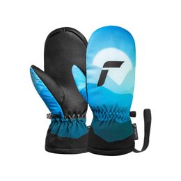 Reusch M&auml;dchen F&auml;ustlinge "Carter R-TEX XT Junior Mitten", blau, Gr. 4, mehrfarbig, 86% Polyester, 13% Lederimitat, 1% Elasthan, Handschuhe, mit