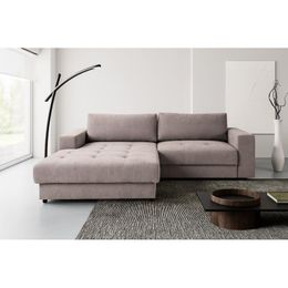 WERK2 Ecksofa &raquo;Indiana 270 x 182 cm inkl. Bettfunktion & Bettkasten modern und bequem&laquo; Luxus-Microfaser weich ENJOY NEW, L-Form, XXL, Schlaffunktion 