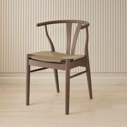 Stuhl, B:53cm H:75cm T:54cm, braun, HAMMEL FURNITURE, Massivholz, Esszimmer, St&uuml;hle, "Freja, Massivholz Stuhl mit gepolstertem Sitz &ndash; komfortabel &